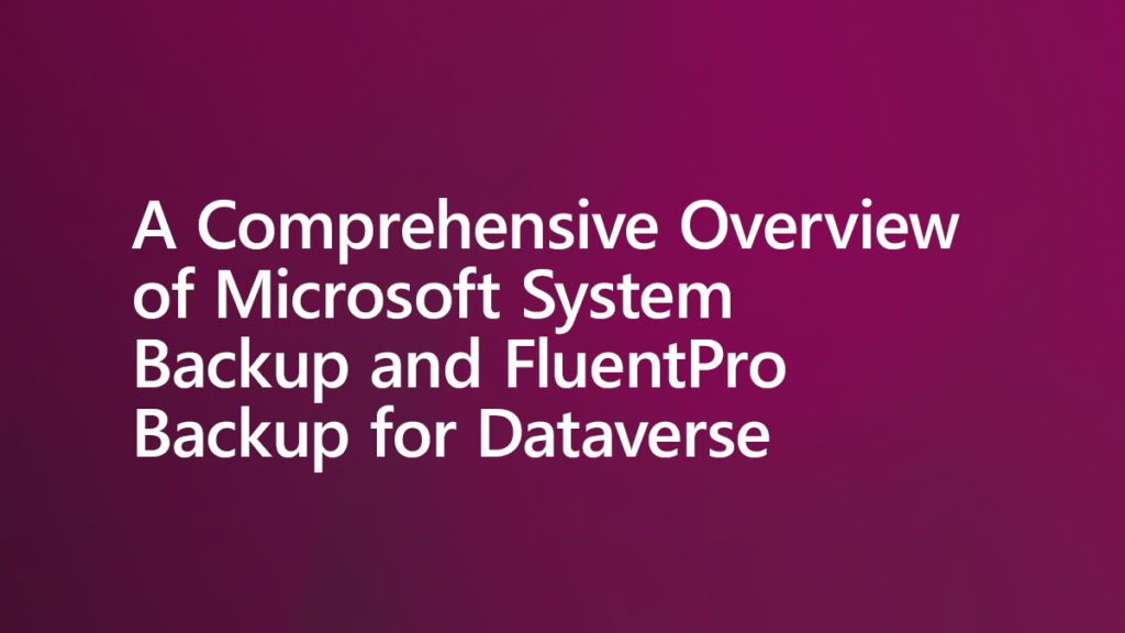 Library on Data Protection - FluentPro Backup