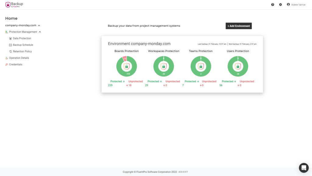 Monday.com Backup Essentials - FluentPro Backup