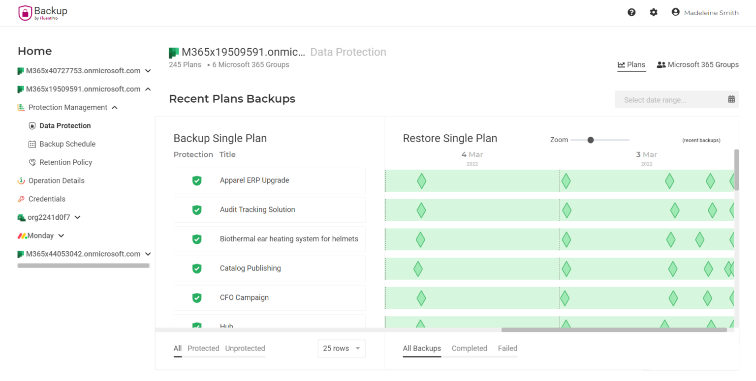 Guide for Microsoft Planner Backup and Restore - FluentPro Backup