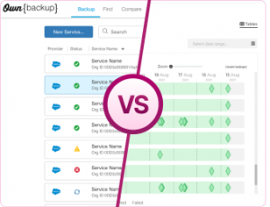 OwnBackup vs FluentPro Backup for Dataverse - FluentPro Backup